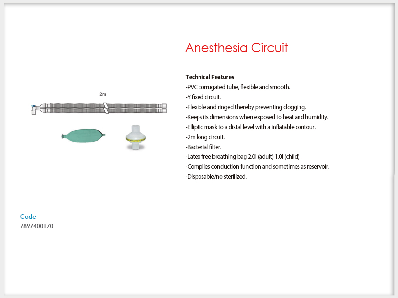  Biotech Anesthesia Circuit